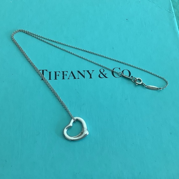 Tiffany & Co. | Jewelry | Tiffany Co Elsa Peretti Open Heart Pendant ...